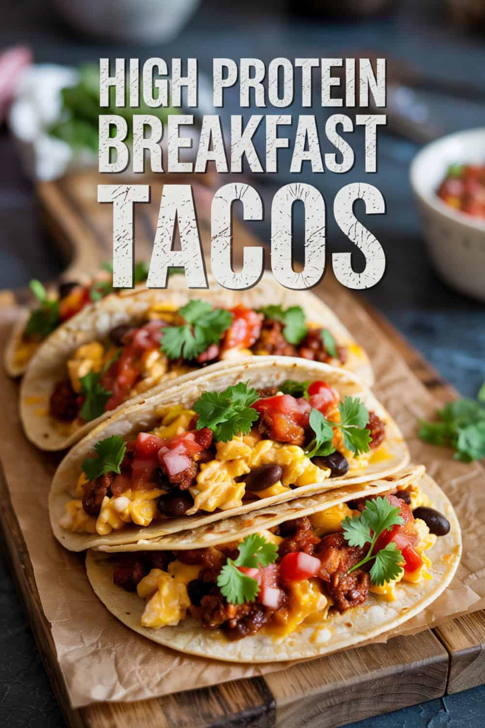 High Protein Breakfast Tacos - Lazy Apron