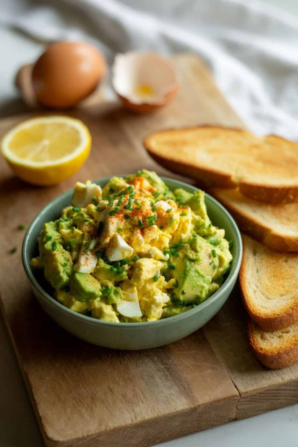 Avocado Egg Salad - Lazy Apron